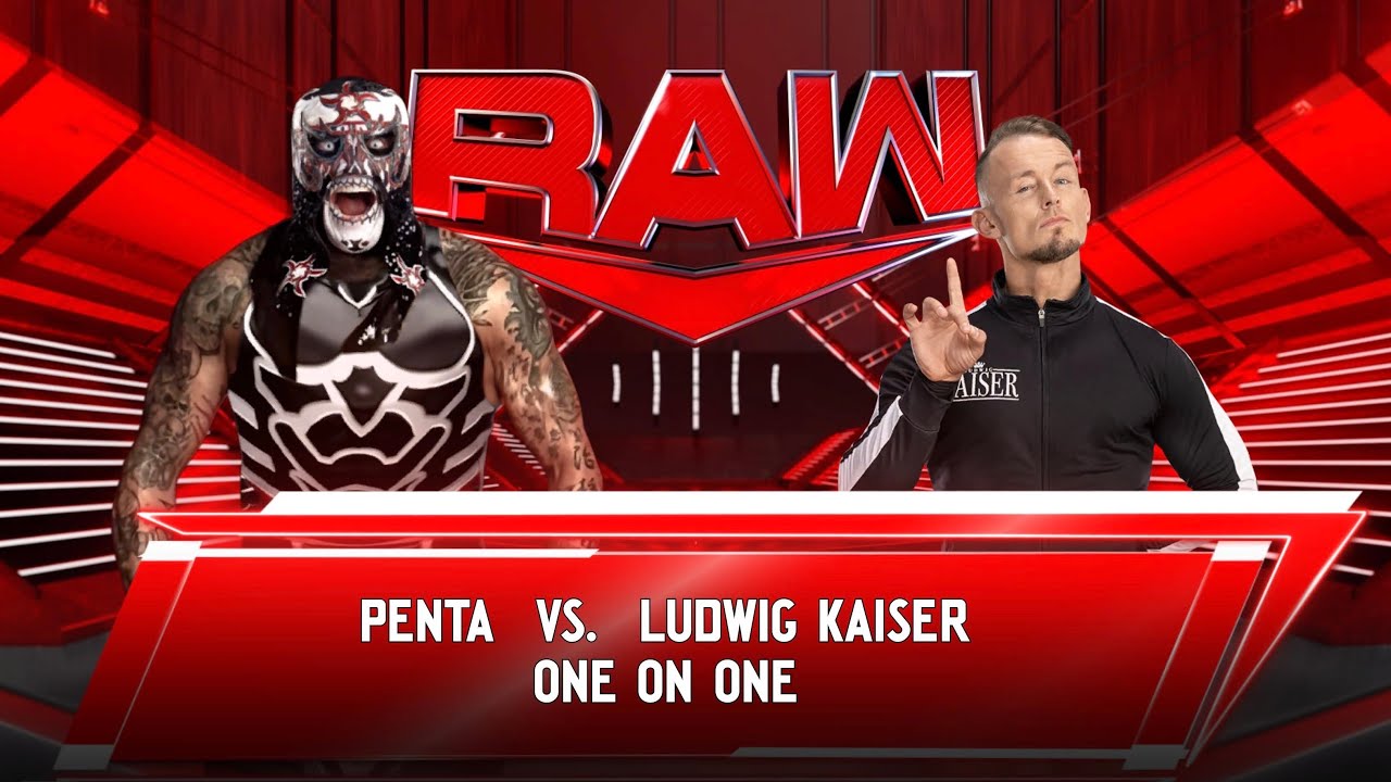 WWE 2K24 Men's Elim Chamber Qualifier #1 - Penta vs. Ludwig Kaiser on ...