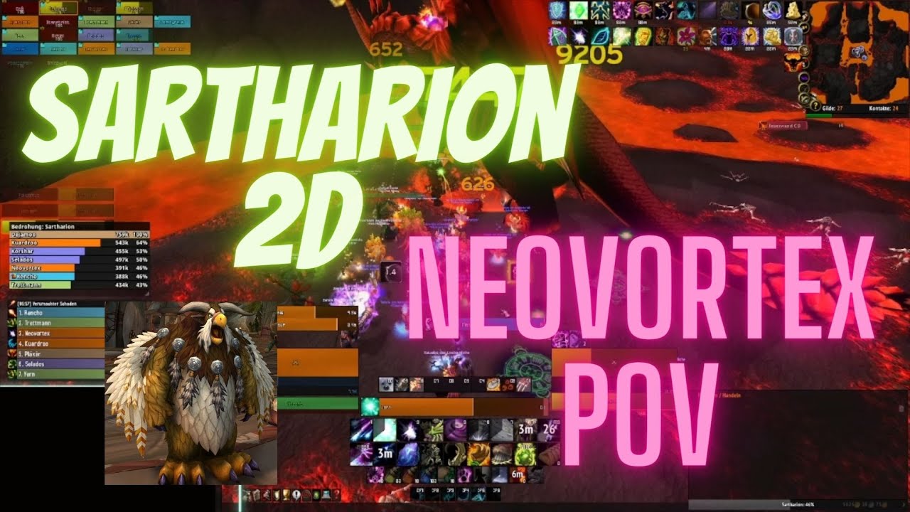 Sartharion 2D 25 man Boomkin "Neovortex" POV - Razorfen - YouTube