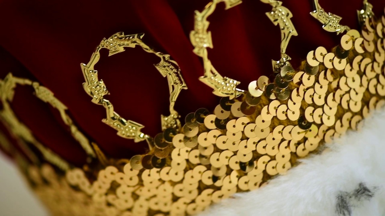 Royal Velvet Crown with Trim - YouTube