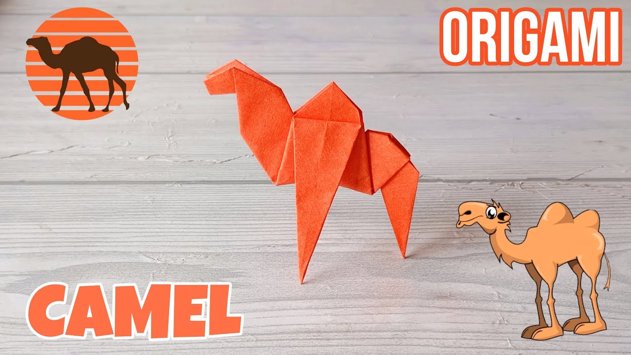 CAMEL ORIGAMI TUTORIAL| HOW TO MAKE A CAMEL CRAFT| STEP BY STEP FOLDING ...