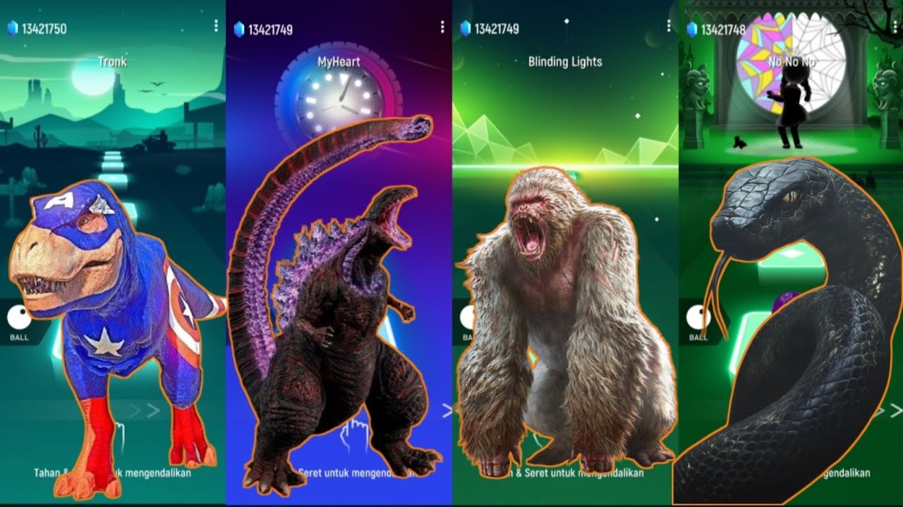 Jurrasic World Trex Captain_America 🆚️ Shin Godzilla🆚️ George White 🆚️ ...