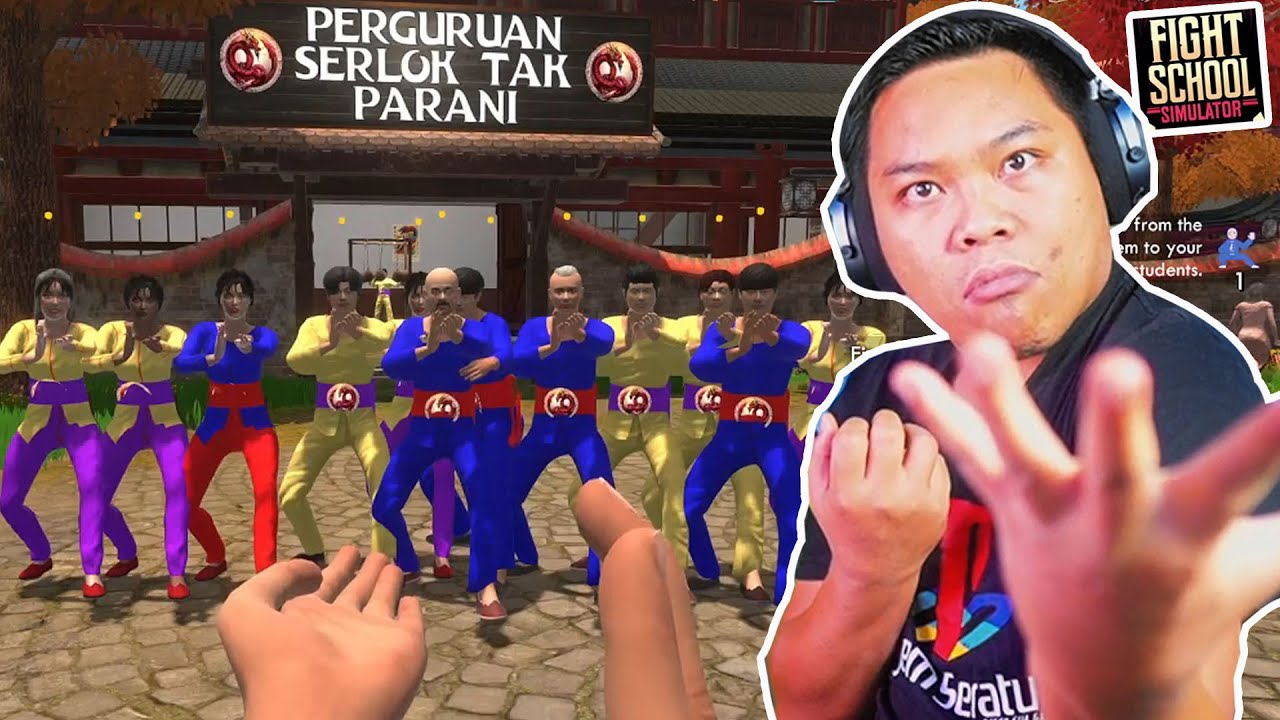 aku bikin PERGURUAN SERLOK TAK PARANI 😁 - Fight School Simulator #1 ...