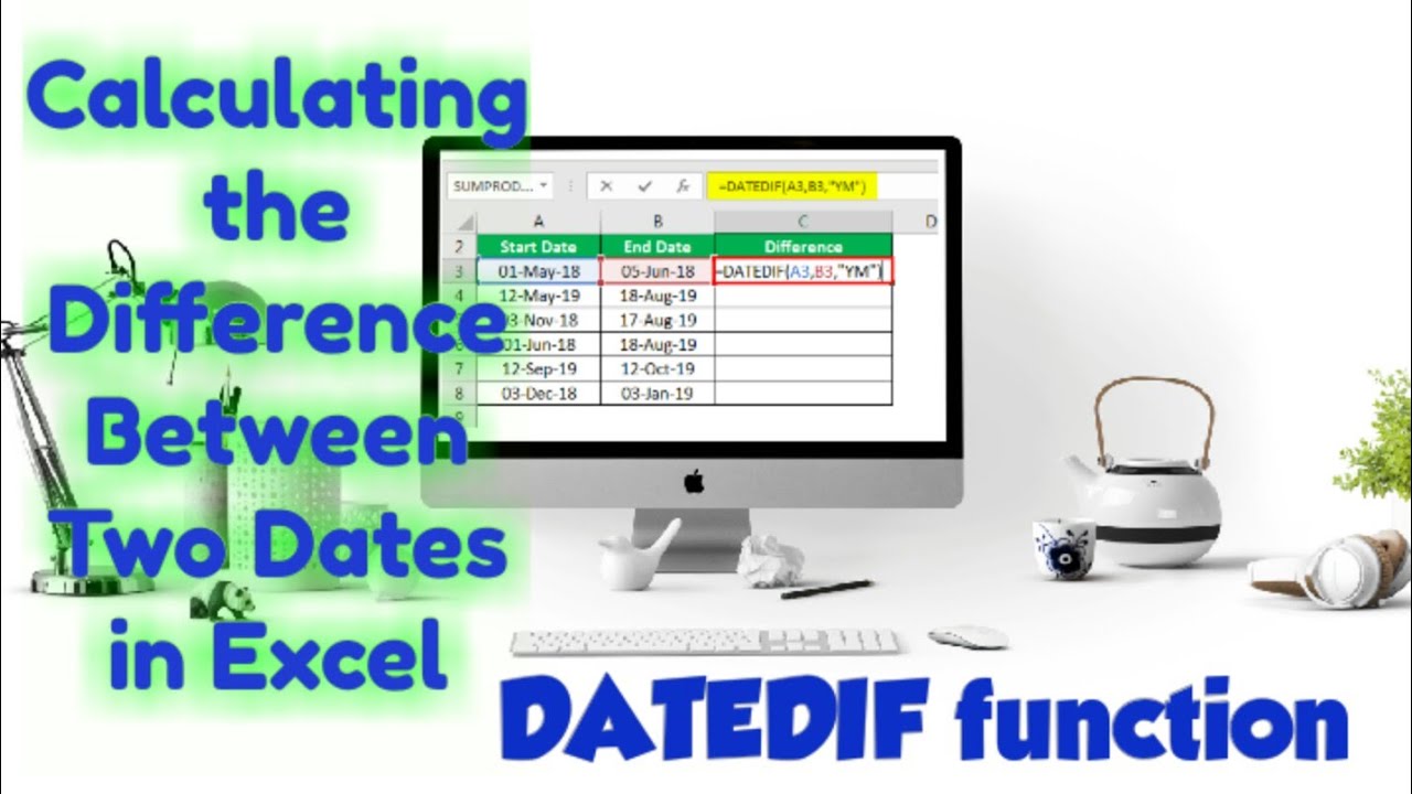 How To Date Calculate In Excel YouTube how-to-date-calculate-in-excel-youtube