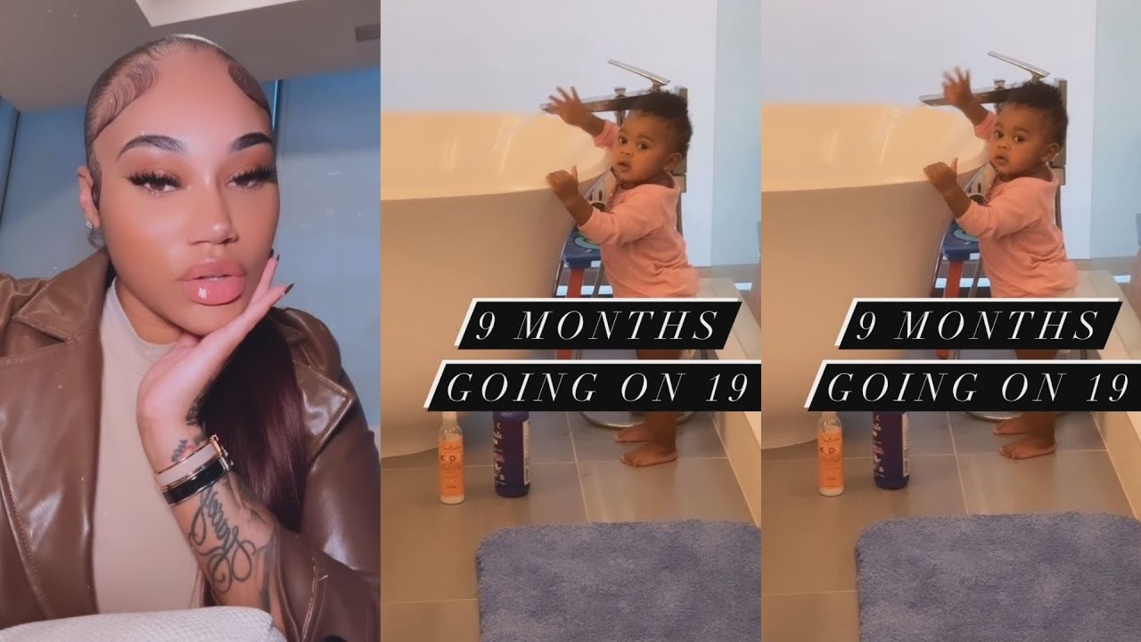 Jania Meshell Records Daughter Icelynn At 9 Months Of Age - YouTube