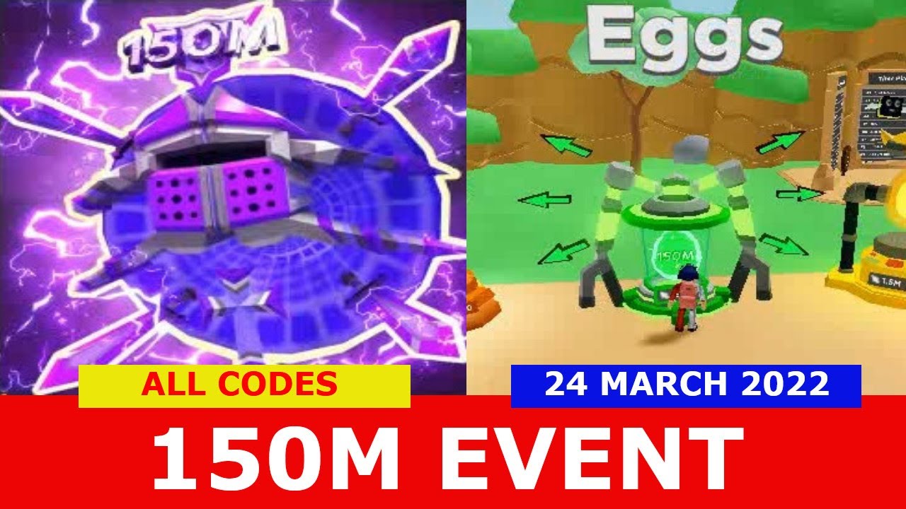 NEW UPDATE CODES [150M] ALL CODES! NEW SECRET IN EGG! Clicker Simulator ...
