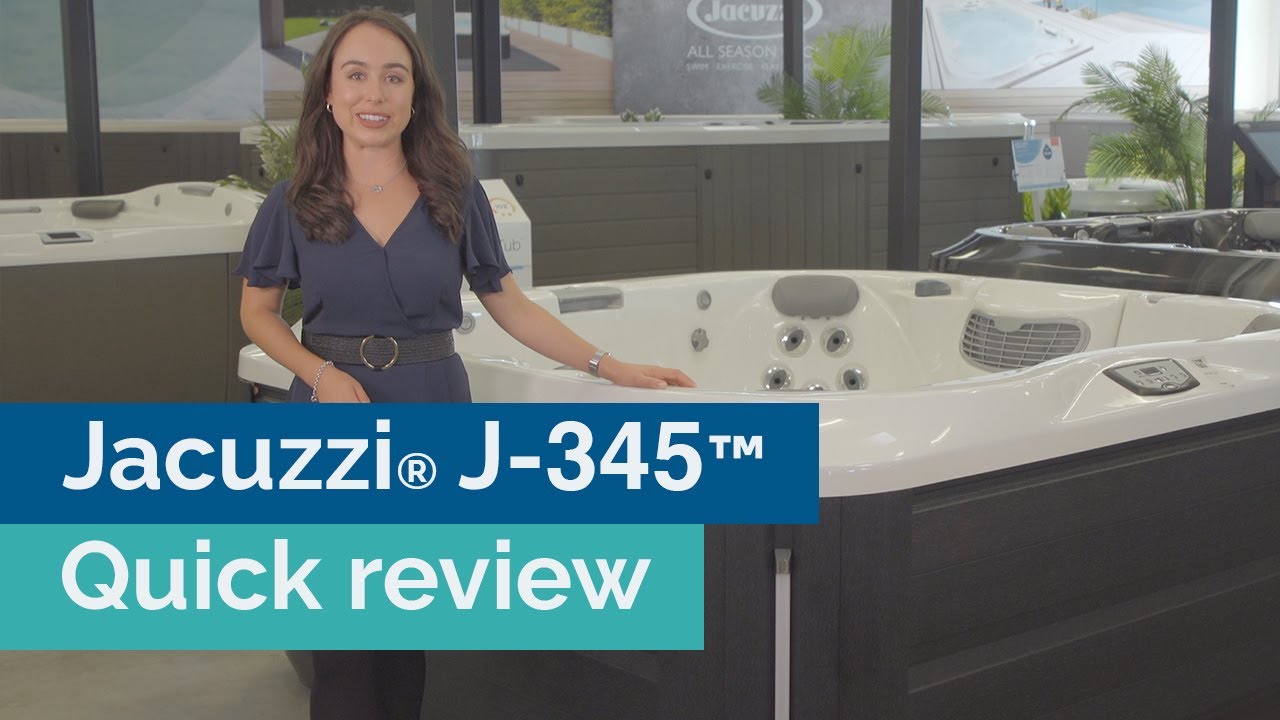 Quick review of Jacuzzi® J-345™ spa pool from Jacuzzi® Spas - YouTube