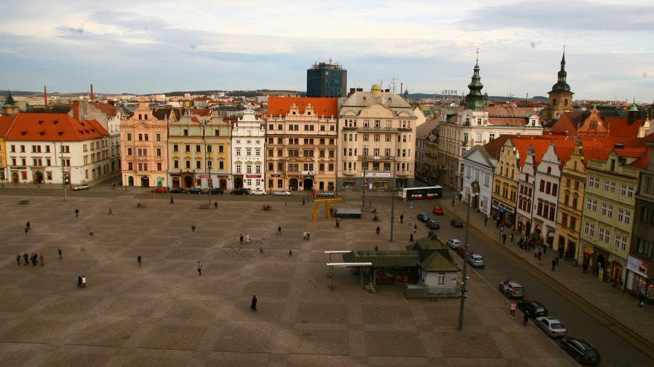 Pilsen, Square of the Republic timelapse, 23th February 2017 - YouTube