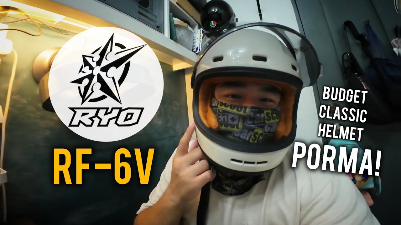 RYO RF-6V Classic Helmet na bagay sa lahat ng motor 🔥 | ADV160 at ...
