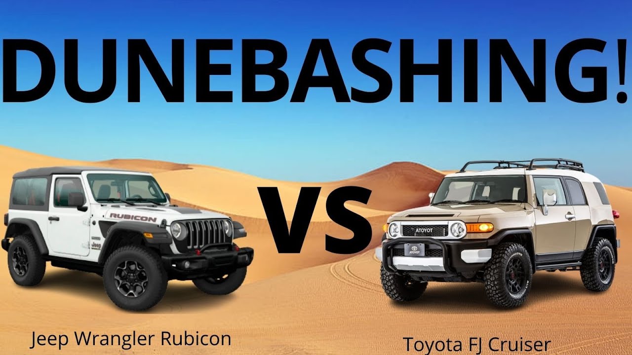 FJ Cruiser vs Wrangler on Sand Dunes | Tested in Arabian Desert Sand إف ...