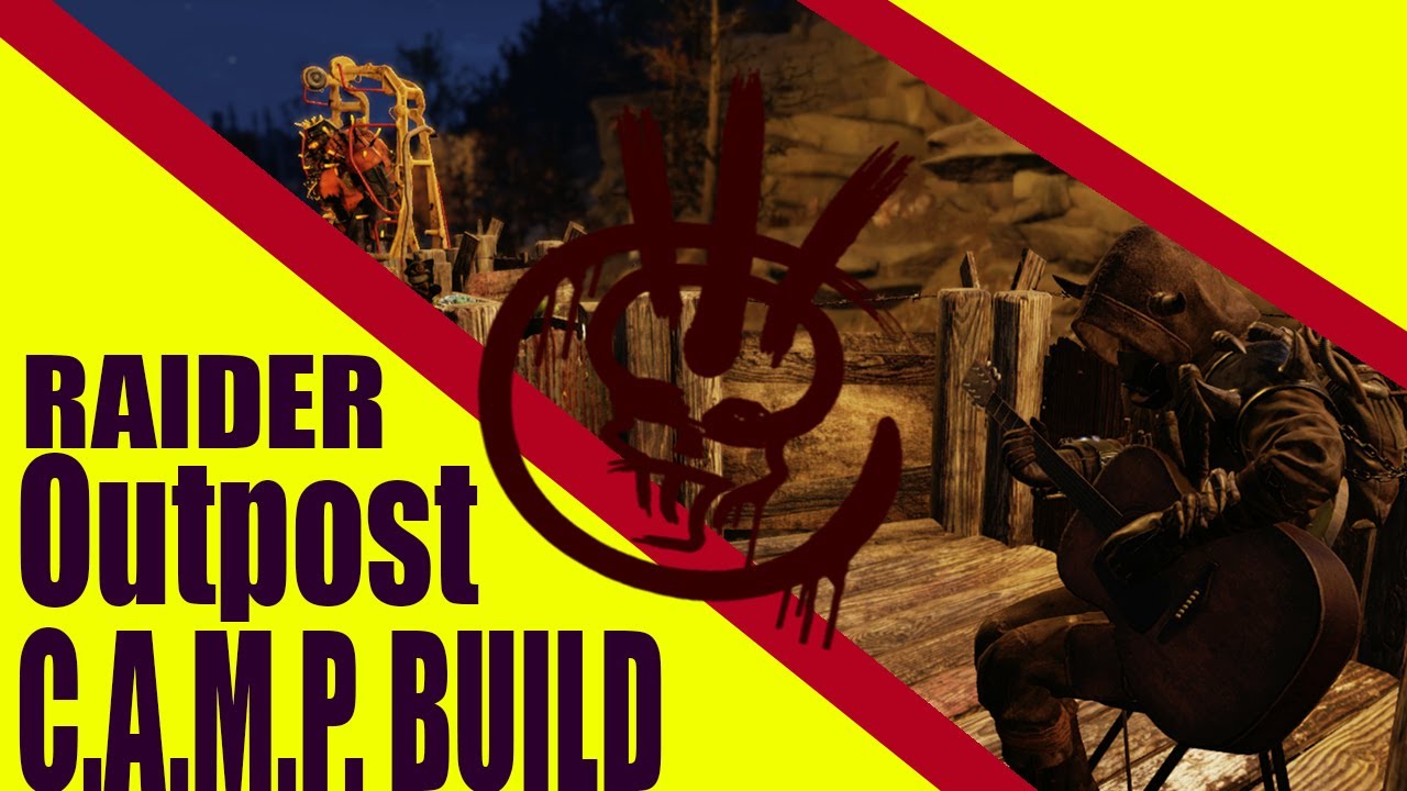 Fallout 76 - Raider Outpost Camp - YouTube