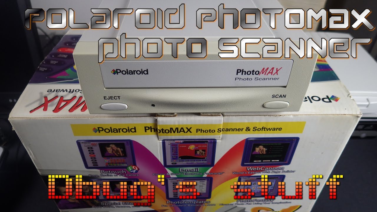 Polaroid PhotoMax Scanner (1997) - YouTube
