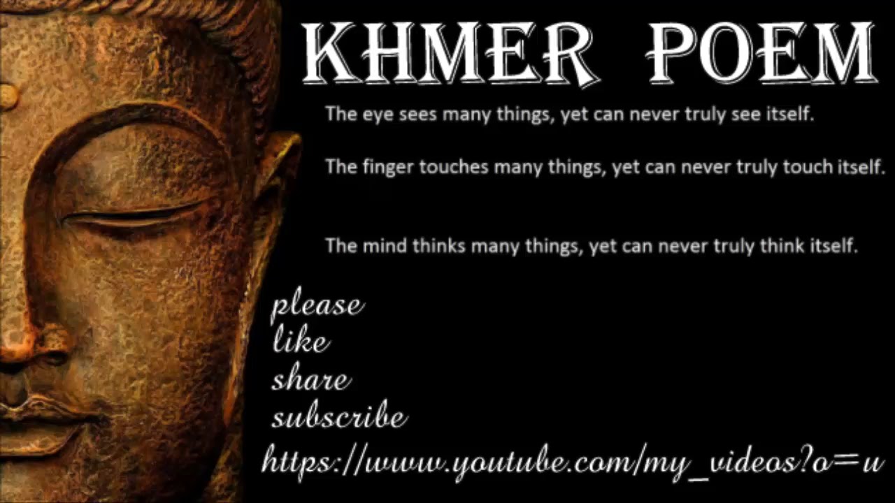khmer poem, កំណាព្យ ខ្មែរ, komnap khmer - YouTube