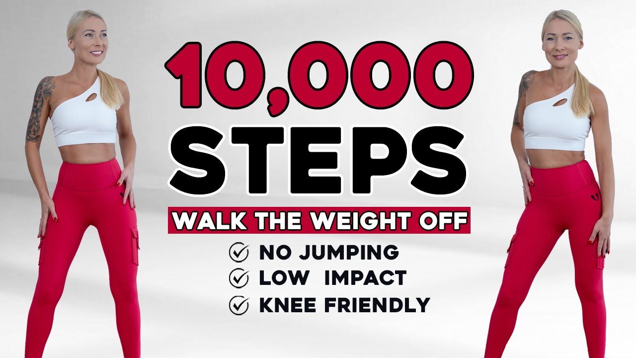 10000 STEPS WALKING WORKOUT | 10K Steps Challenge! 1 Hour Fat Burning ...