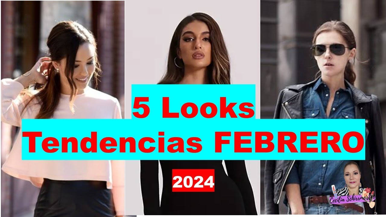 Los MEJORES 5 OUTFITS para FEBRERO #moda #tendencias #outfits - YouTube