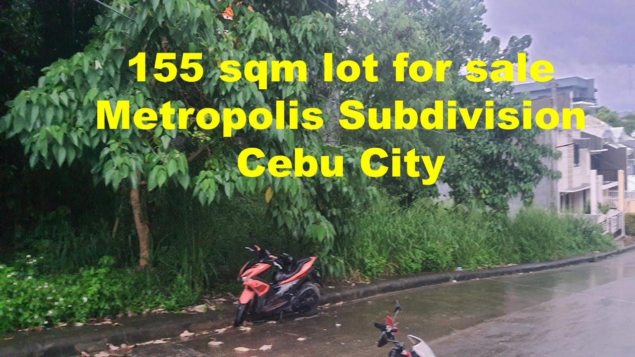 155 sqm lot for sale at Metropolis Subdivision, Pit-os, Cebu City - YouTube