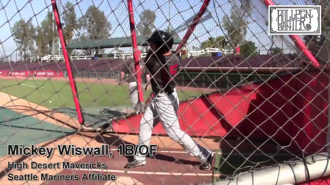 Mickey Wiswall Batting Practice Video - YouTube