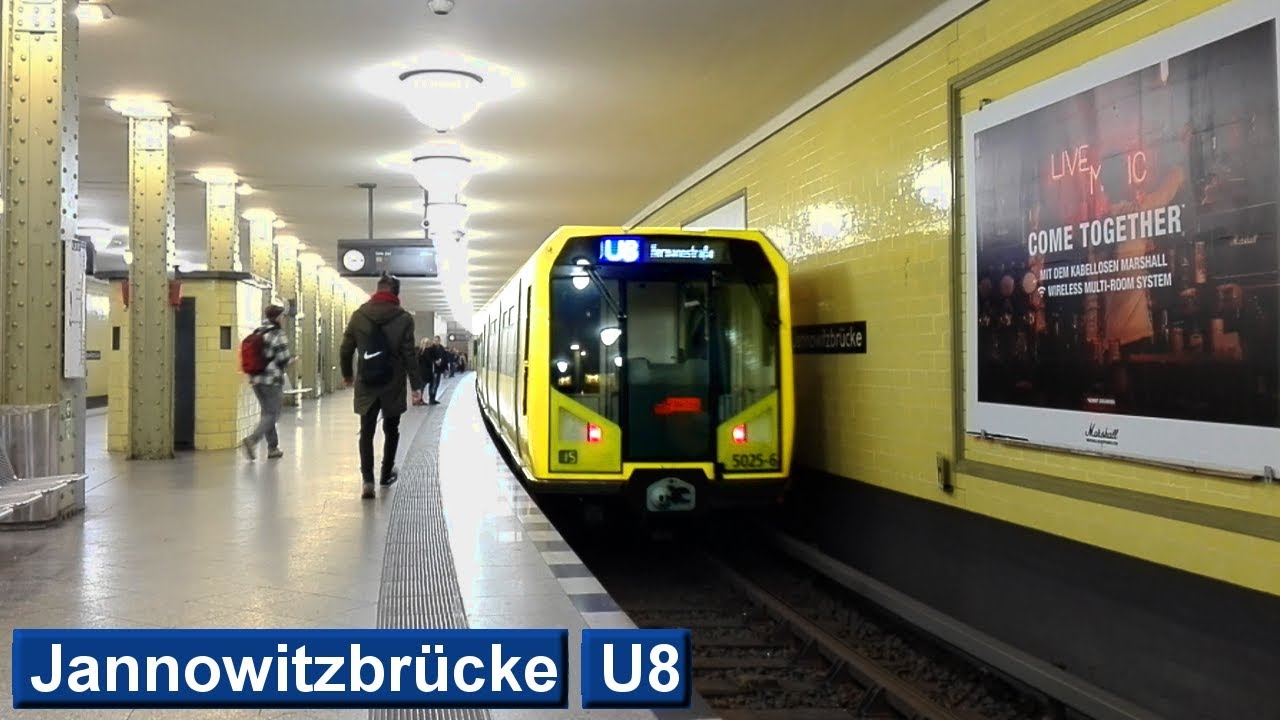Jannowitzbrücke U8 : U-Bahn Berlin ( BVG H - F79 - F76 - F74 ) - YouTube