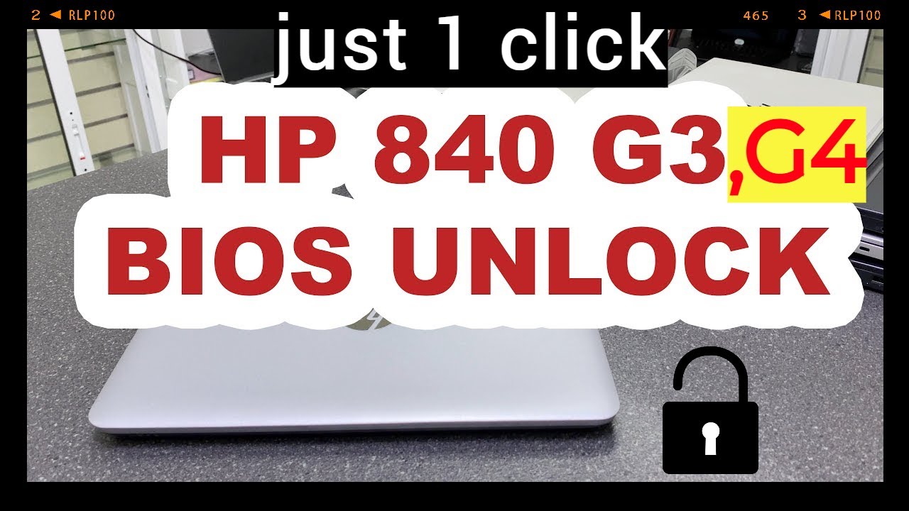 how to remove 840 g3,g4 bios password - YouTube