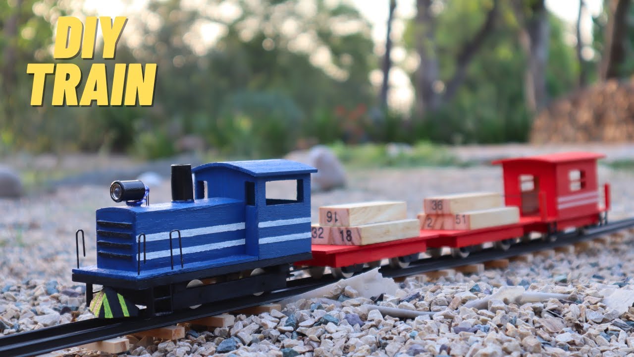 How to Make a Train | DIY Balsa Wood Goods Train Brake Van Build - YouTube
