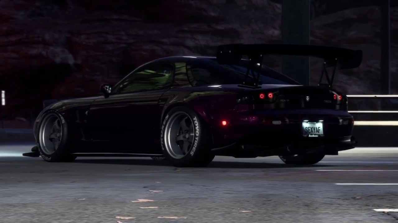 Purple Knight | Mazda RX-7 FD3S x Work Wheels - YouTube