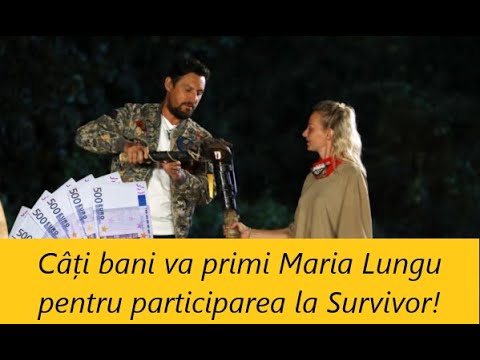 Câți bani va primi Maria Lungu pentru participarea la Survivor All ...