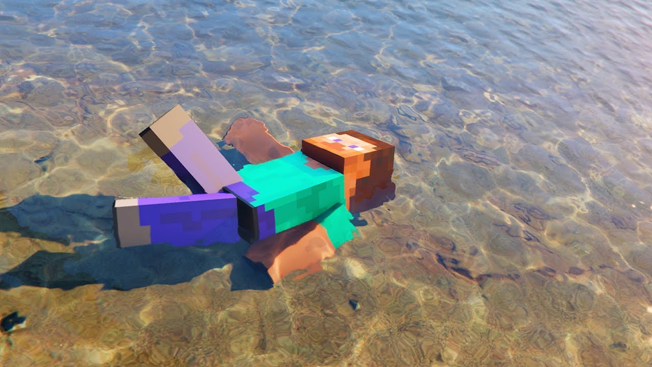 GTA 5 Ragdolls Water MINECRAFT STEVE ep.12 (Euphoria physics) - YouTube