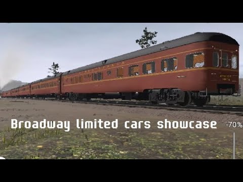 Broadway limited cars showcase - YouTube