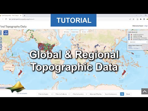 Accessing and Downloading Global & Regional Topographic Data on OpenTopography