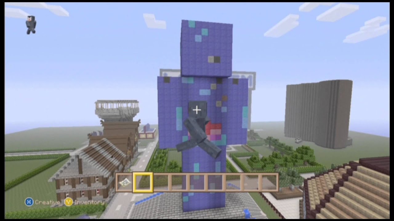 My city - Baboon Big Statue made from my favourite skin - Minecraft ...