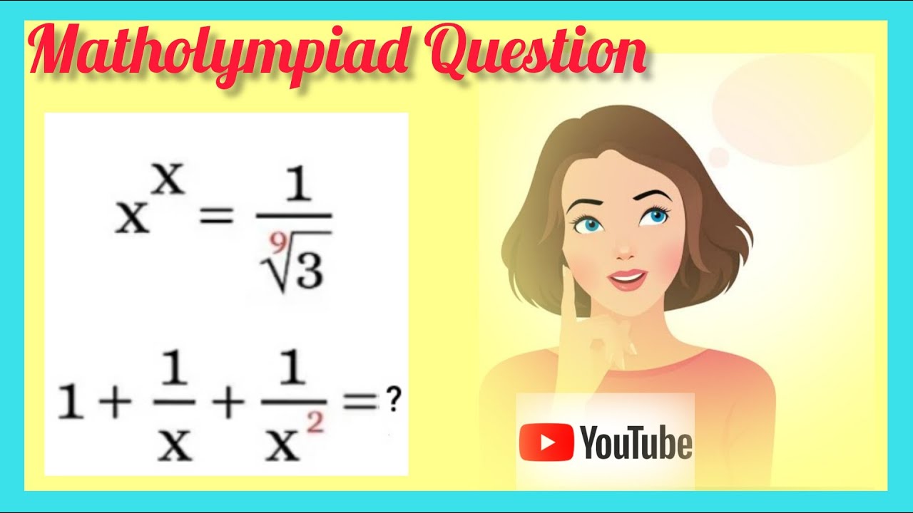Are You Able to Solve this Problem? Matholympiad Question. - YouTube