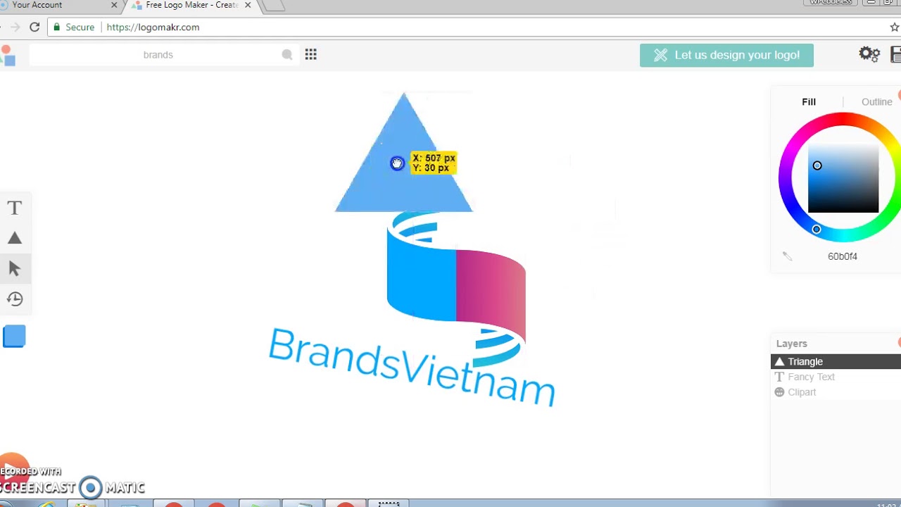 Tạo Logo miễn phí với Logomakr - YouTube
