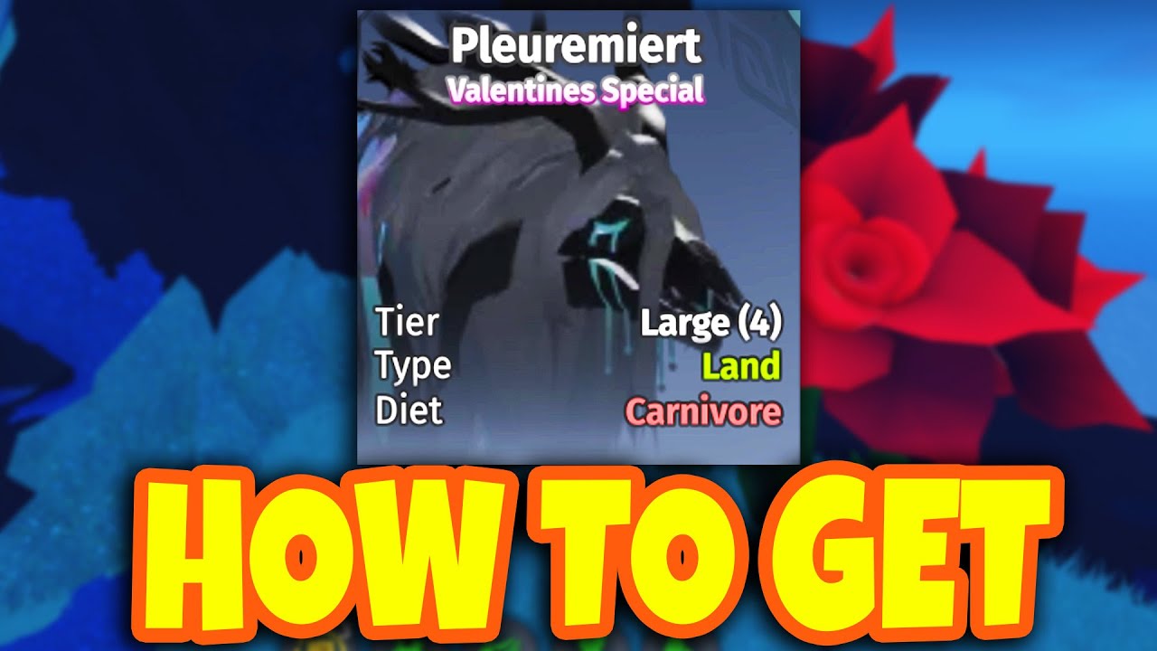 How To GET PLEUREMIERT SHOWCASE In CREATURES OF SONARIA VALENTINES ...