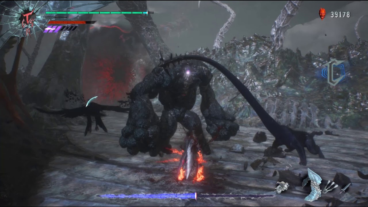 #dmc5 Devil may cry 5 Dante vs Golem Boss #14 Highlights - YouTube