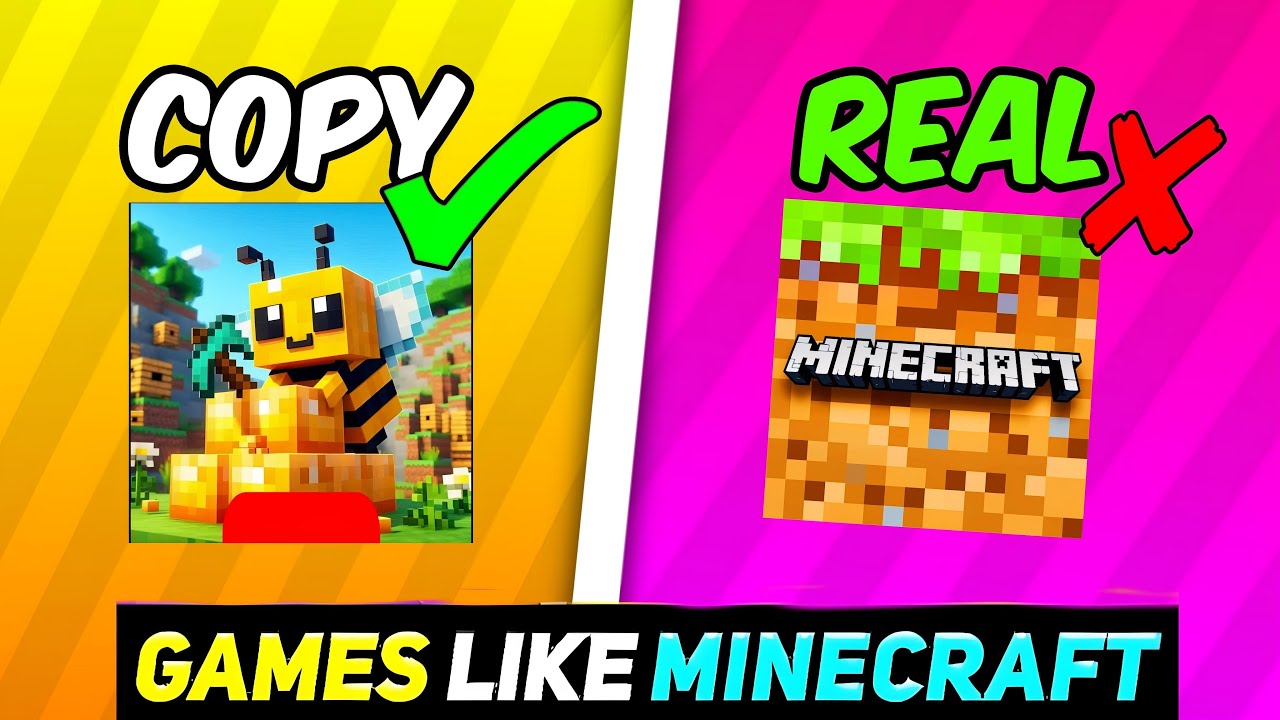 TOP 5 BEST COPY GAMES LIKE MINECRAFT 1.22 PE🤩 | BEST MINECRAFT COPY'S ...