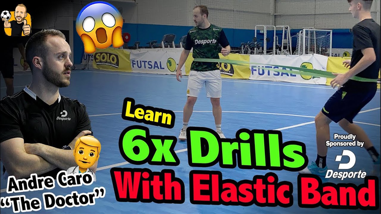 6x FUTSAL SHOOTING DRILLS USING THE ELASTIC BAND FOR FUTSAL - YouTube