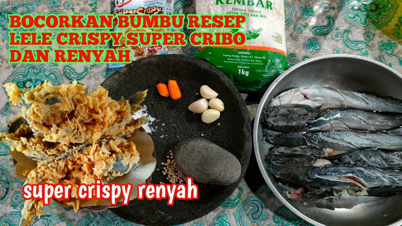 LELE CRISPY_CARA BIKIN LELE CRISPY/CARANYANYA SANGAT MUDAH DAN DETAIL ...