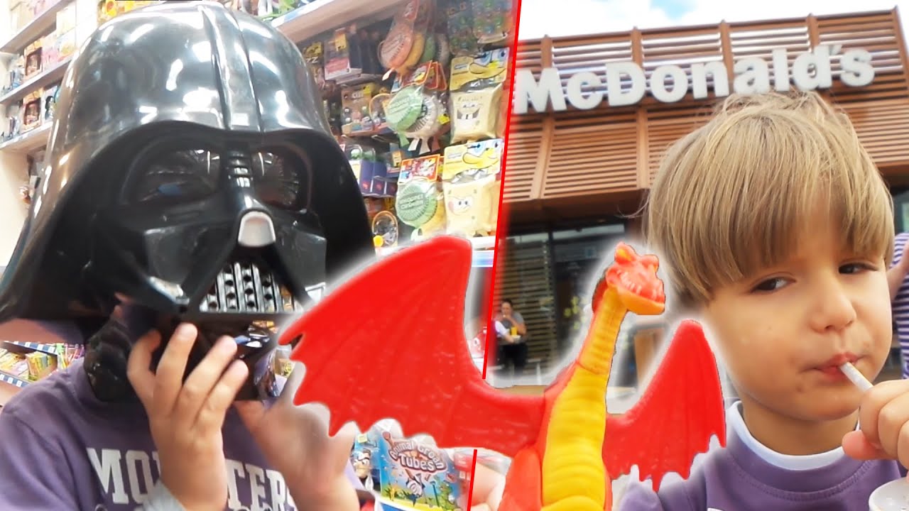 Shopping for some Lego Toys Lunch with good Hamburger Dragon 2 - YouTube