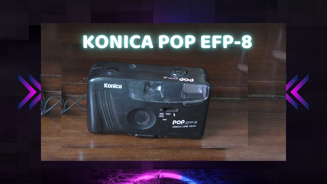 KONICA POP EFP-8 FOTOCAMERA COMPATTA NALOGICA 35mm - YouTube