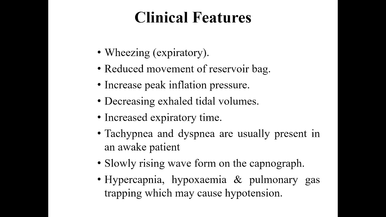 Intraoperative Bronchospasm - YouTube