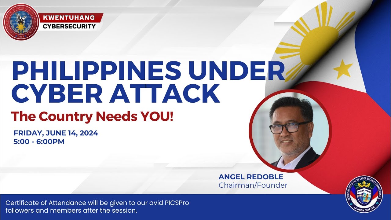 Kwentuhang Cybersecurity: Philippines Under Cyber Attack: The Country ...