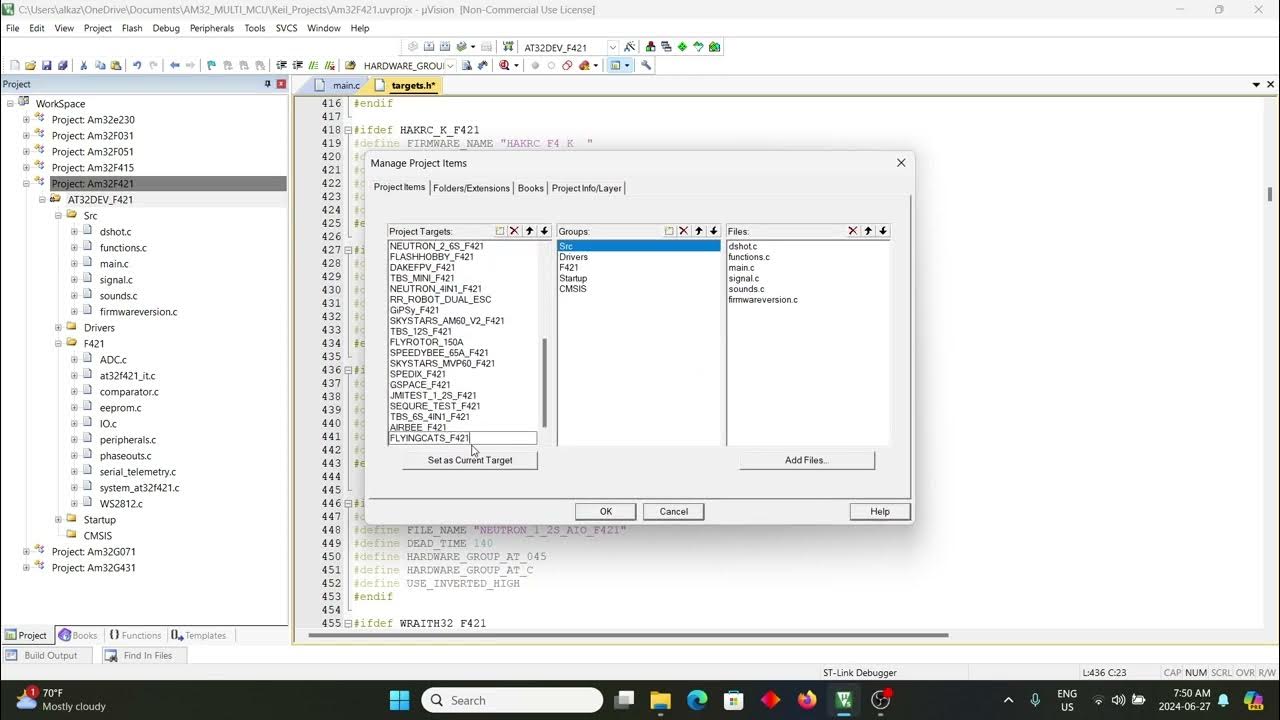 Adding New Am32 Target. - YouTube