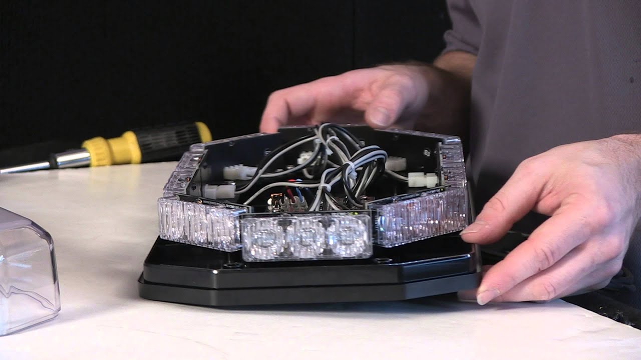 Chris takes a look inside the Code 3 Shield LED Mini Bar - YouTube