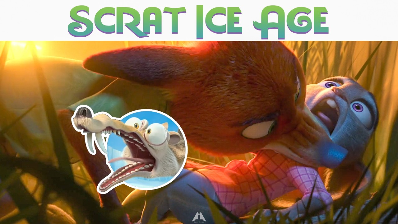 Zootopia 1 but screams got replaced with Scrat Ice Age - YouTube