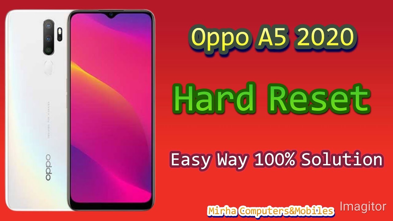 oppo A5 2020 Hard reset 100% Solution - YouTube