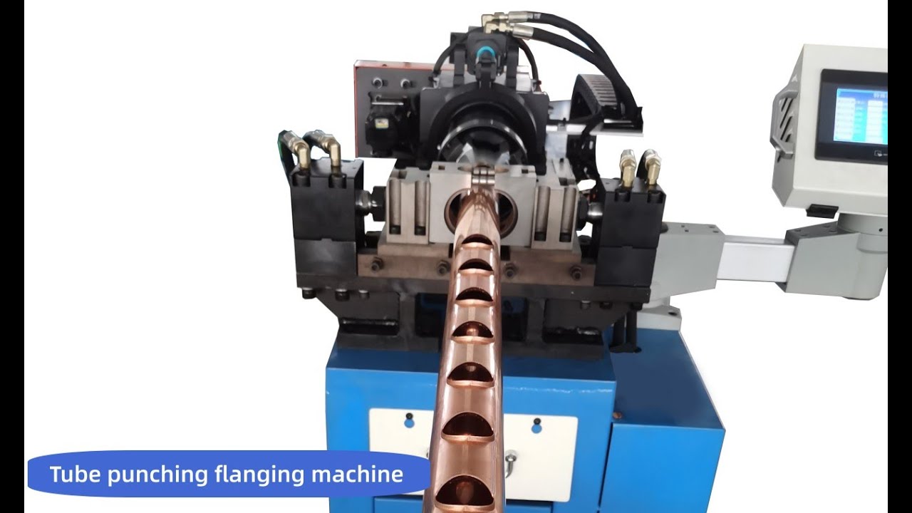CNC Copper Tube Flange Hole Punching Machine for Air Conditioner,Tube ...