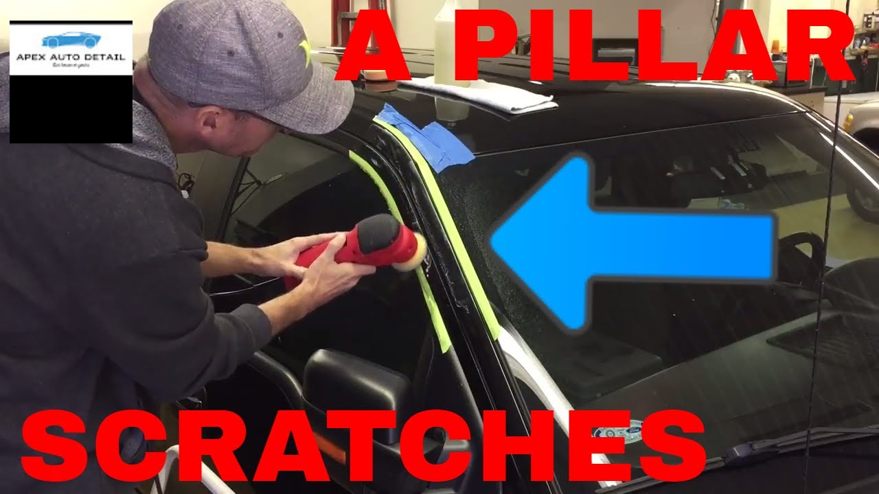 How to Remove Scratches From the A-PILLAR!! - YouTube