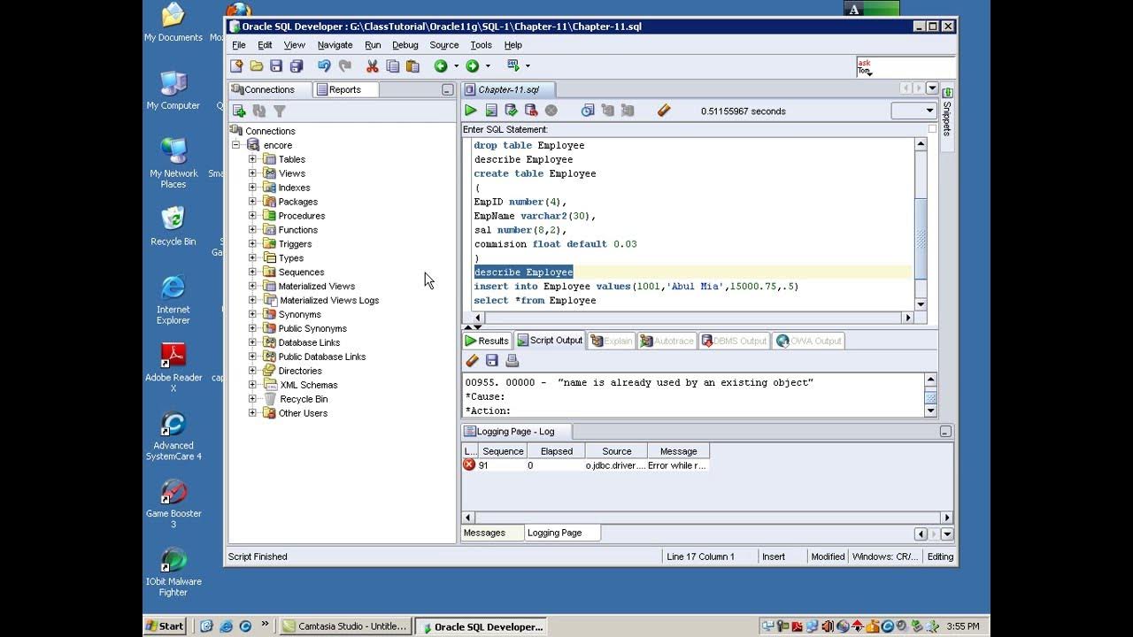 Oracle Database 11g - SQL Bangla Tutorial |Ch11_4- How to create and manage table by DDL ...
