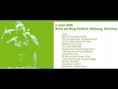Morrissey - June 2, 2006 - Nürburg, Germany (Full Concert) LIVE - YouTube