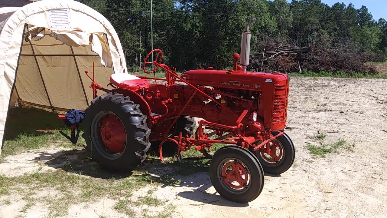 1956 Farmall 100 Distillate - YouTube