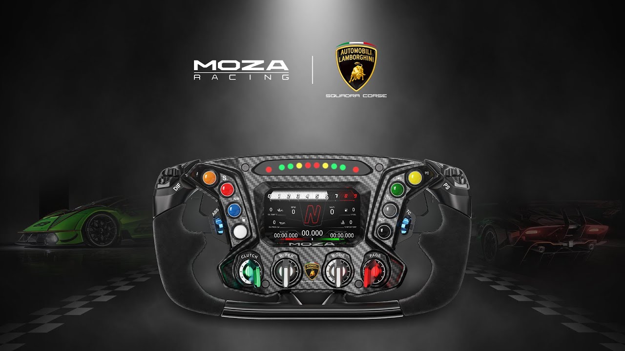 MOZA Racing x Automobili Lamborghini Squadra Corse Essenza SCV12 Sim ...